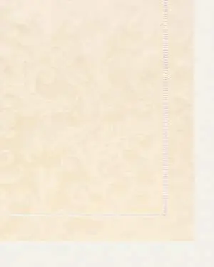 SFERRA Acanthus Jacquard Tablecloth 70" X 162" Parchment