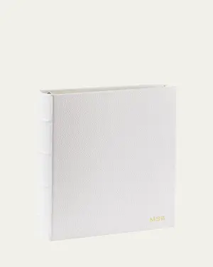 GRAPHIC IMAGE Large Clear Pocket Leather Photo Album