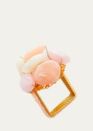 KIM SEYBERT Sea Stone Napkin Ring Blush