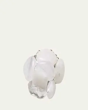 KIM SEYBERT Sea Stone Napkin Ring - White