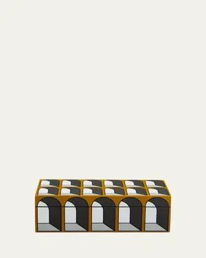 Jonathan Adler Arcade Lacquered Box, Small - Yellow