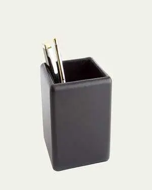 ROYCE NEW YORK Personalized Leather Pen/pencil Organizer