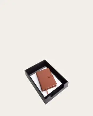 ROYCE NEW YORK Personalized Leather Letter Desk Tray
