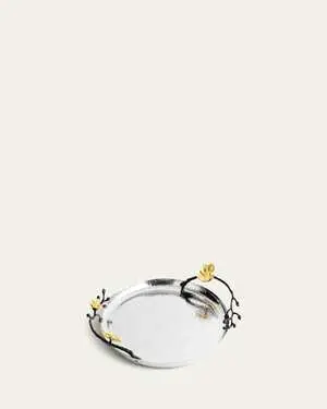Michael Aram Gold Orchid Round Tray