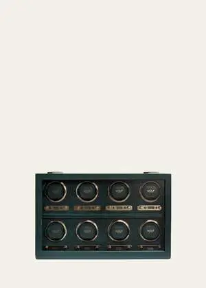 Wolf British Racing 8-piece Watch Winder Green