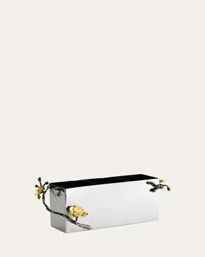 Michael Aram Gold Orchid Cutlery Caddy - One-color