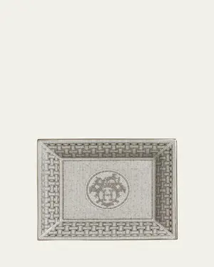 Hermès Mosaique Au 24 Platinum Tray - Multi