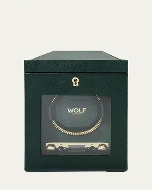 Wolf British Racing Single Watch Winder - Green