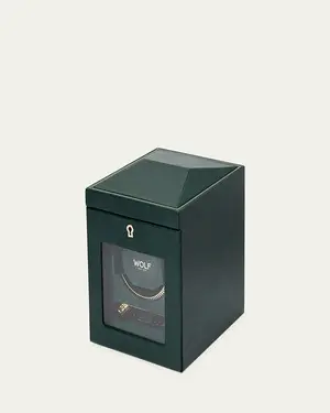 Wolf British Racing Single Watch Winder - Green