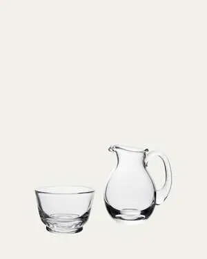 WILLIAM YEOWARD CRYSTAL Classic Sugar & Cream Set - Clear