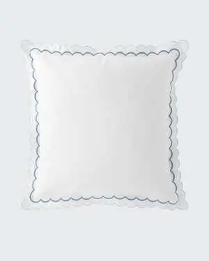 MATOUK India European Sham White/green