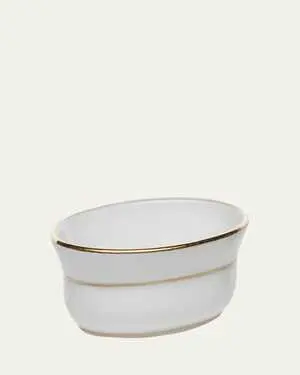 HEREND Golden Edge Mini Oval Bowl - One-color