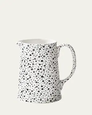 Ralph Lauren Midnight Sky Tankard Pitcher, White/Black - One-color