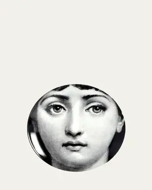 FORNASETTI Tema E Variazioni N. 1 Normal Face Wall Plate Black/white