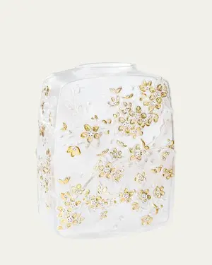 Lalique Fleurs De Cerisier Vase