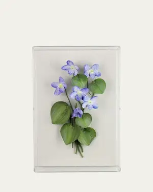 TOMMY MITCHELL February Birth Flower Wall Art - Violet