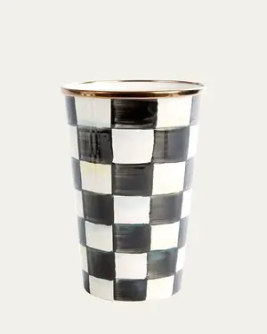 MACKENZIE-CHILDS Courtly Check Enamel Tumbler - Assorted
