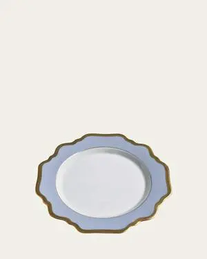 ANNA WEATHERLEY Anna's Palette Sky Blue Salad Plate Multi
