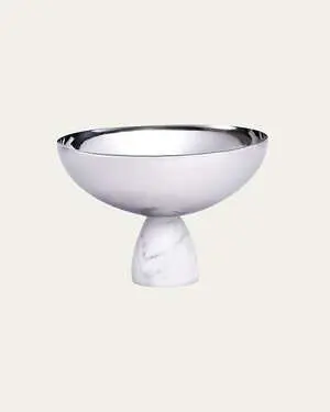 ANNA NEW YORK Coluna Nut Bowl - Carrara Slvr