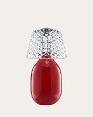 THE MARTHA, BY BACCARAT Baby Candle Lamp, Red - Red