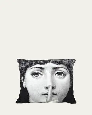 FORNASETTI Cushion Silenzio Silence - Multi