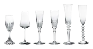 THE MARTHA, BY BACCARAT Bubble Champagne Flute Box Set - Clear