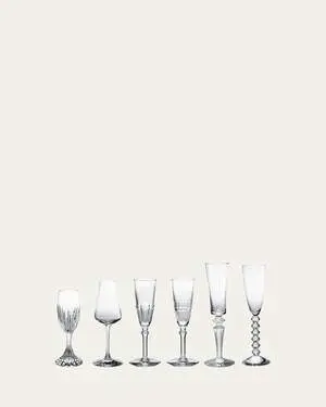THE MARTHA, BY BACCARAT Bubble Champagne Flute Box Set