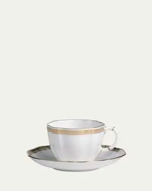 ROYAL CROWN DERBY Carlton Gold Saucer - One-color