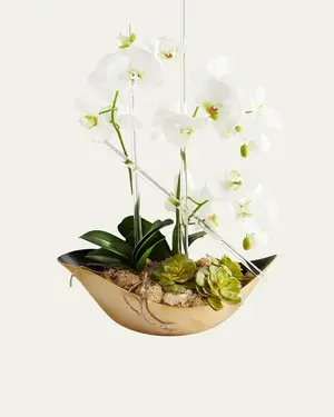 JOHN-RICHARD COLLECTION Cambridge Orchid Arranget - White