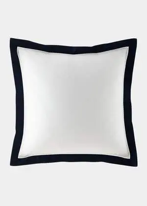 Ralph Lauren Organic Sateen Border European Sham Cream