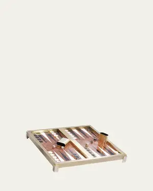 Michael Aram Marble Backgammon - One-color
