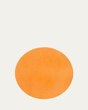 KIM SEYBERT Croco Placemat Orange