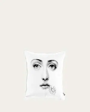 FORNASETTI Tema E Variazioni N288 Cushion - White/black