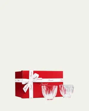THE MARTHA, BY BACCARAT Faunacrystopolis Harcourt Goblets, Set Of 2 - Clear