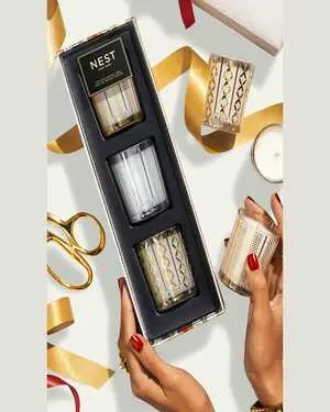 NEST NEW YORK Festive Votive Candle Trio