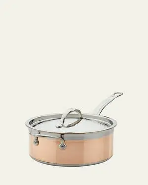 HESTAN Covered Saucepan, 4 Qt. - One-color