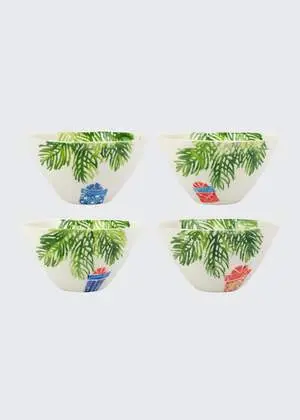 VIETRI Nutcrackers Assorted Cereal Bowls, Set Of 4 One-color
