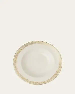ROYAL CROWN DERBY Aves Gold Narrow Rim Soup Bowl - One-color