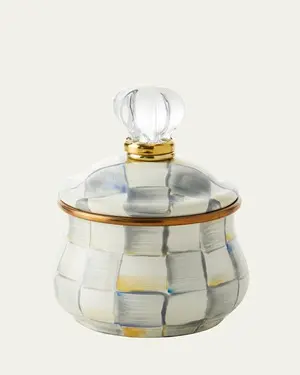 MACKENZIE-CHILDS Sterling Check Lidded Sugar Bowl - One-color