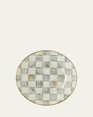 MACKENZIE-CHILDS Sterling Check Dinner Plate - One-color