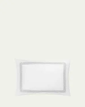 MATOUK SCHUMACHER Astor Braid Standard Sham Silver