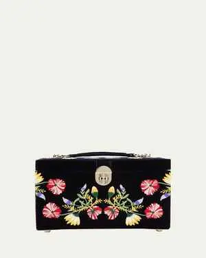 Wolf Zoe Medium Jewelry Box - Indigo