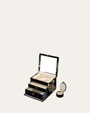 Wolf Zoe Medium Jewelry Box - Indigo