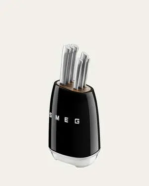SMEG 7-piece Knife Block Set