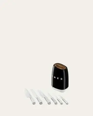 SMEG 7-piece Knife Block Set