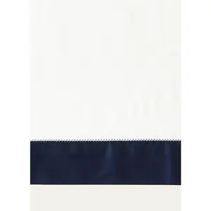 Ralph Lauren Organic Sateen Border Duvet - Navy