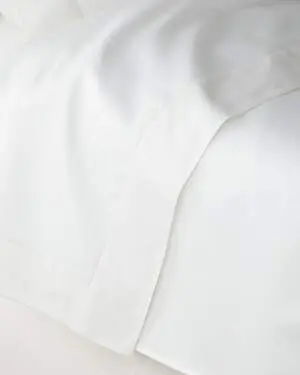 Ralph Lauren Organic Sateen Flat Sheet, Queen Cream