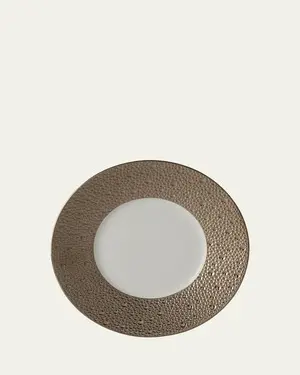 Bernardaud Ecume Platinum Bread & Butter Plate - White, Platinum