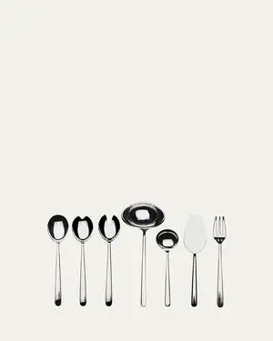 MEPRA Linea 7-piece Full Flatware Serving Set - One-color