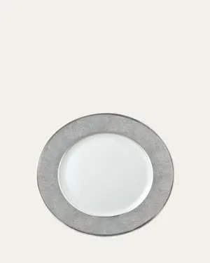 Bernardaud Sauvage Accent Salad Plate White/silver